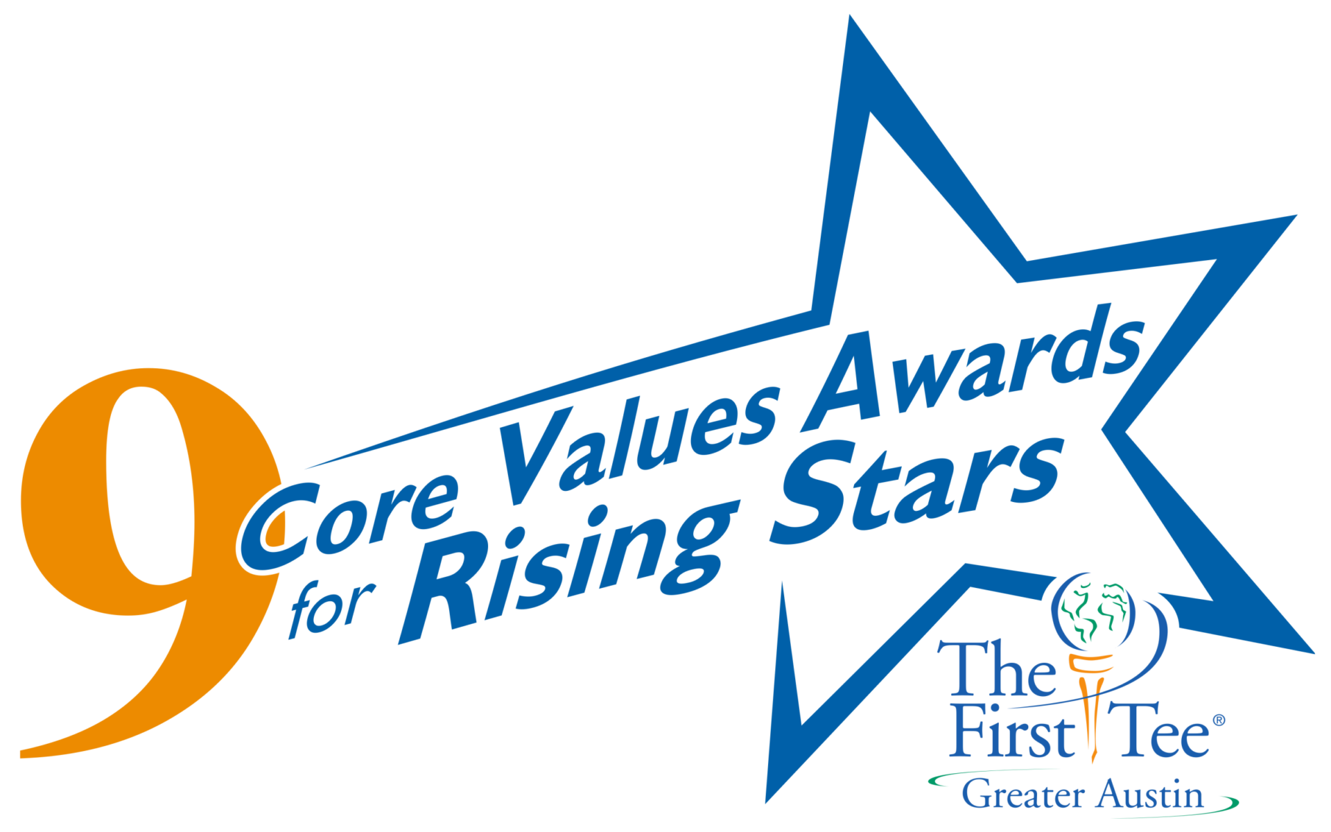 9 Core Values Award For Rising Stars Logo Transparent - First Tee ...
